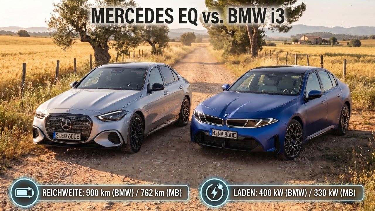 Mercedes C-Klasse EQ vs BMW i3 NA0: Elektro-Duell 2026