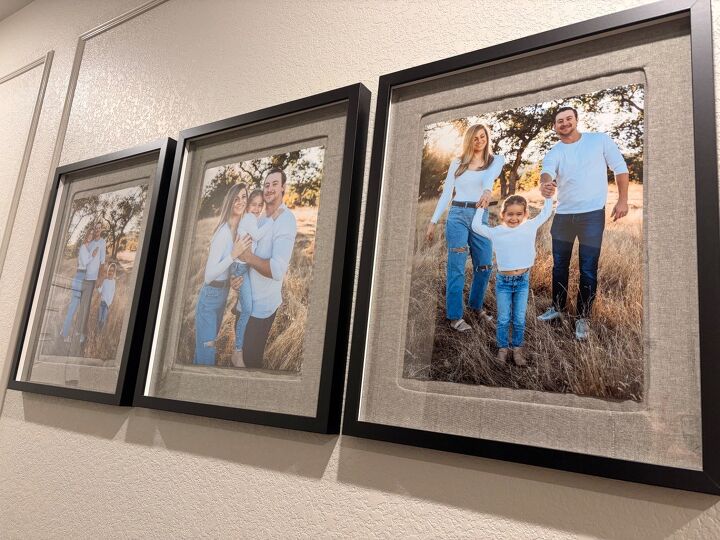 Fabric picture frame