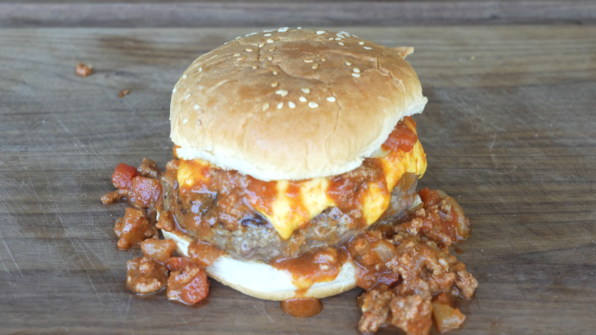 This loaded chili cheeseburger is next level