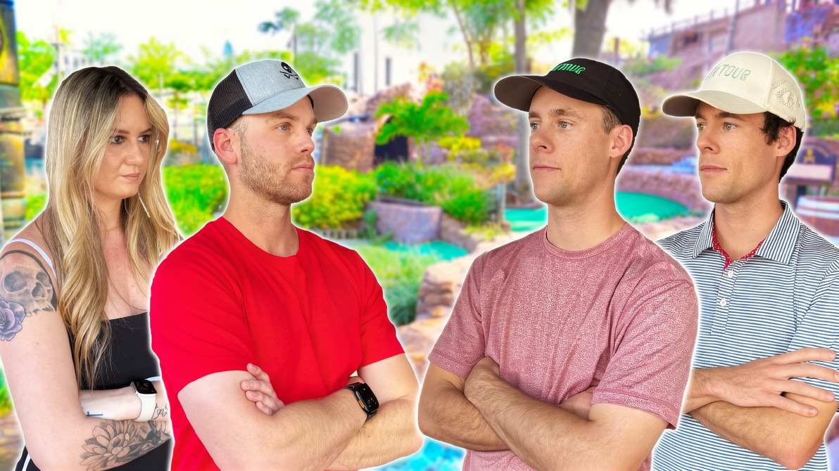 Brooks & Elisha vs twin tour epic mini golf match