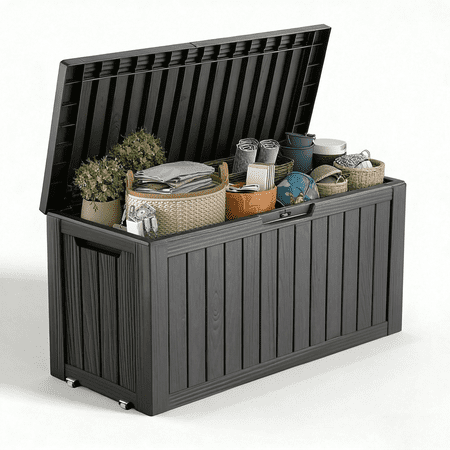 Walmart has a 'sturdy' 80-gallon outdoor storage box on sale for 58% off
