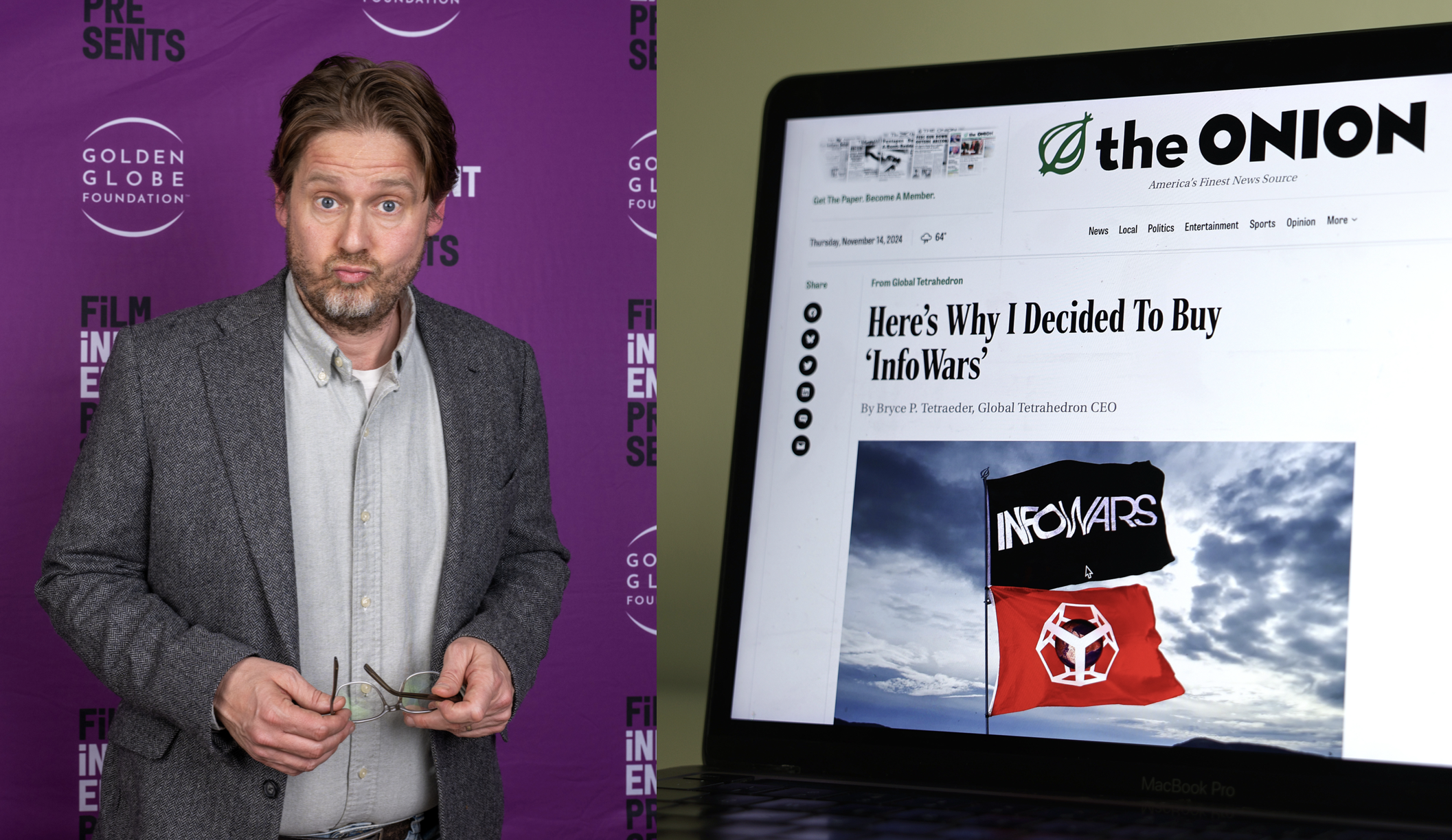 The Onion acquires InfoWars with Tim Heidecker