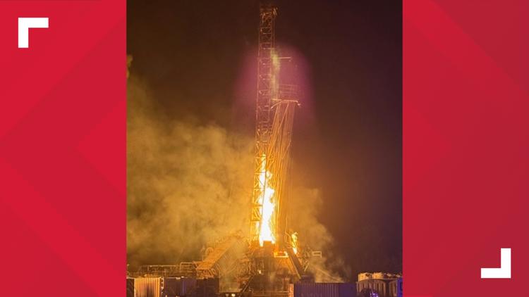 Explosion at Etoile oil well causes evacuations; fire suppression underway