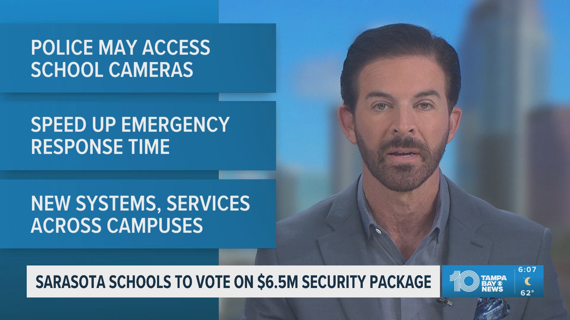 Sarasota schools to vote on 6.5 million security package