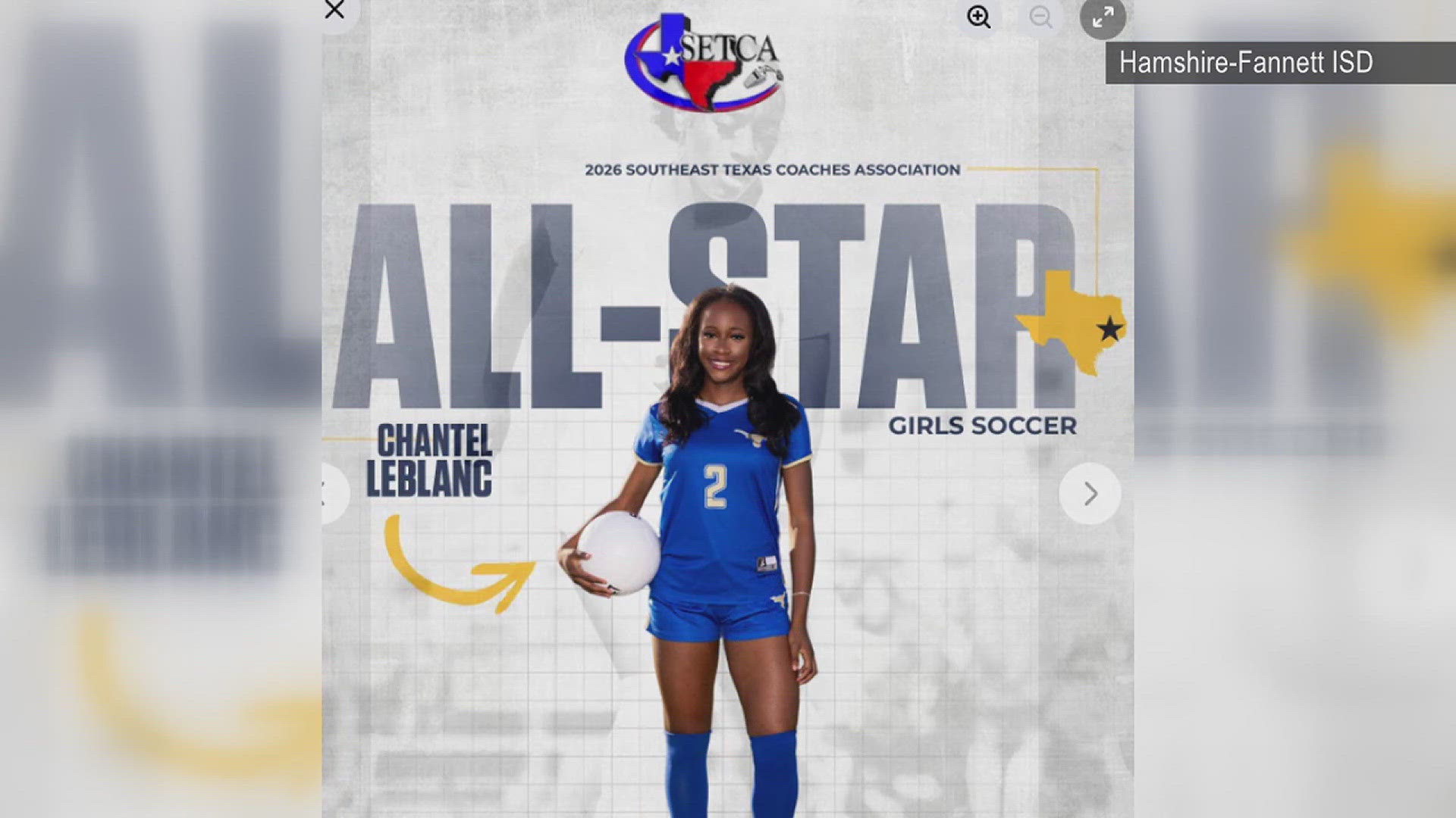 Two Hamshire-Fannett seniors selected for Southeast Texas all-star ...