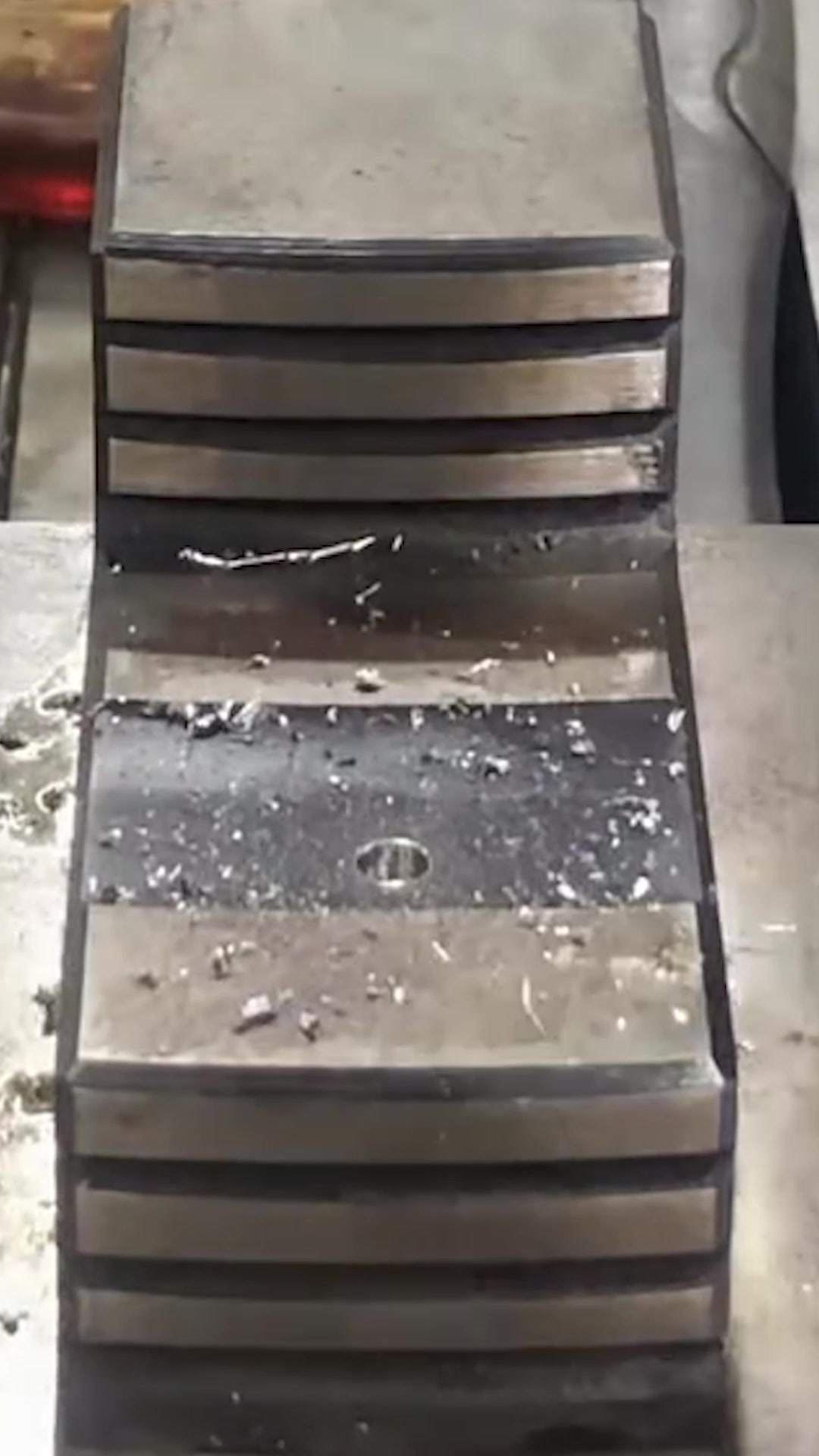 Drilling and tapping hard lathe chuck jaws