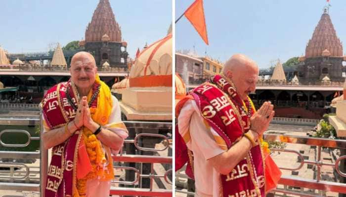 'My soul felt peace': Anupam Kher seeks blessings at Mahakaleshwar ...