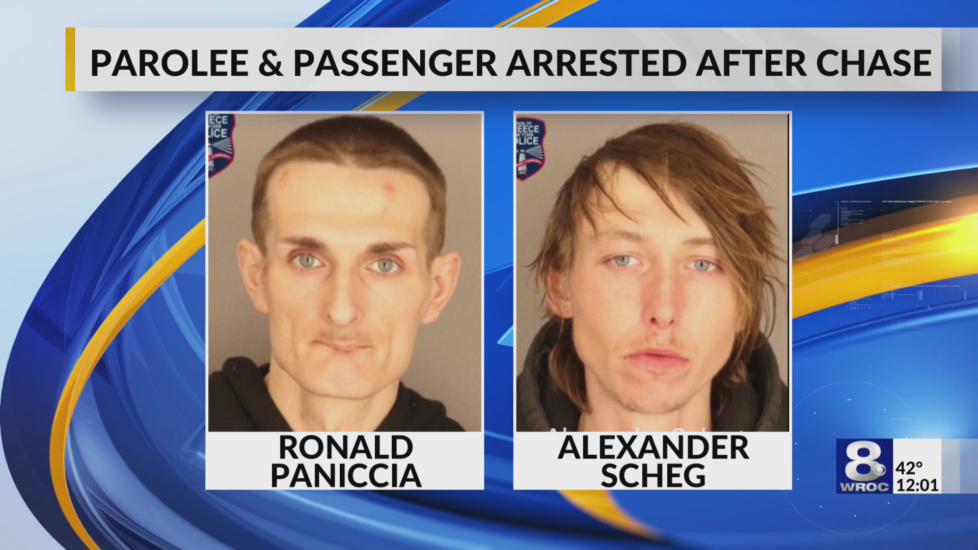 Fentanyl found during stolen car crash investigation, two arrested