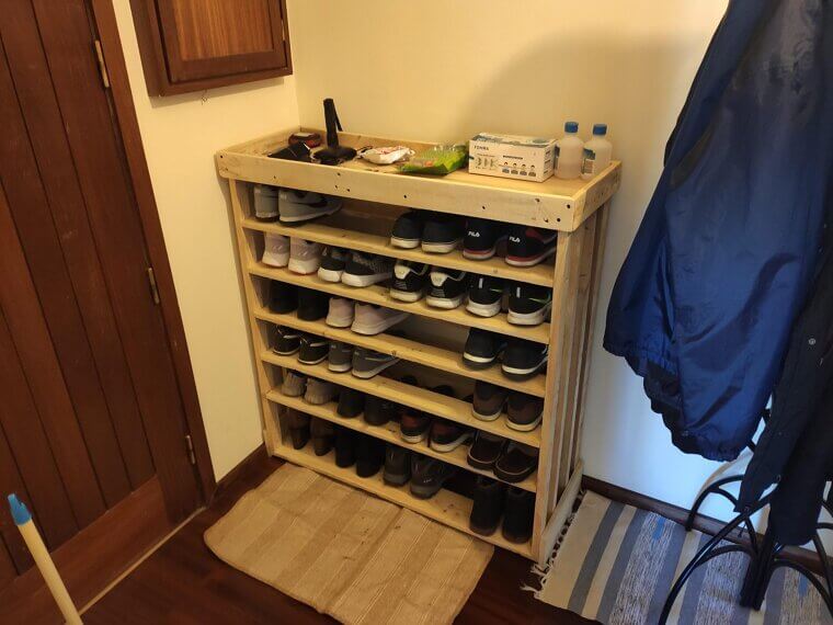 Clever shoe storage solutions for families with too many pairs