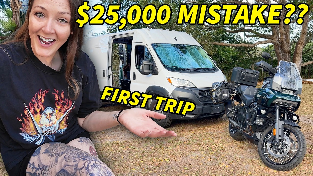 Setting up camp: My moto van experience