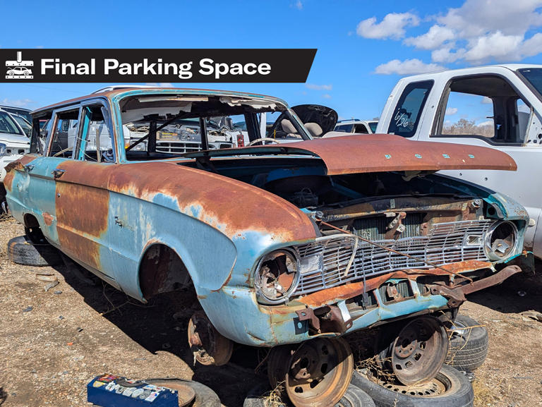 Final parking space: 1960 Ford Falcon Fordor wagon