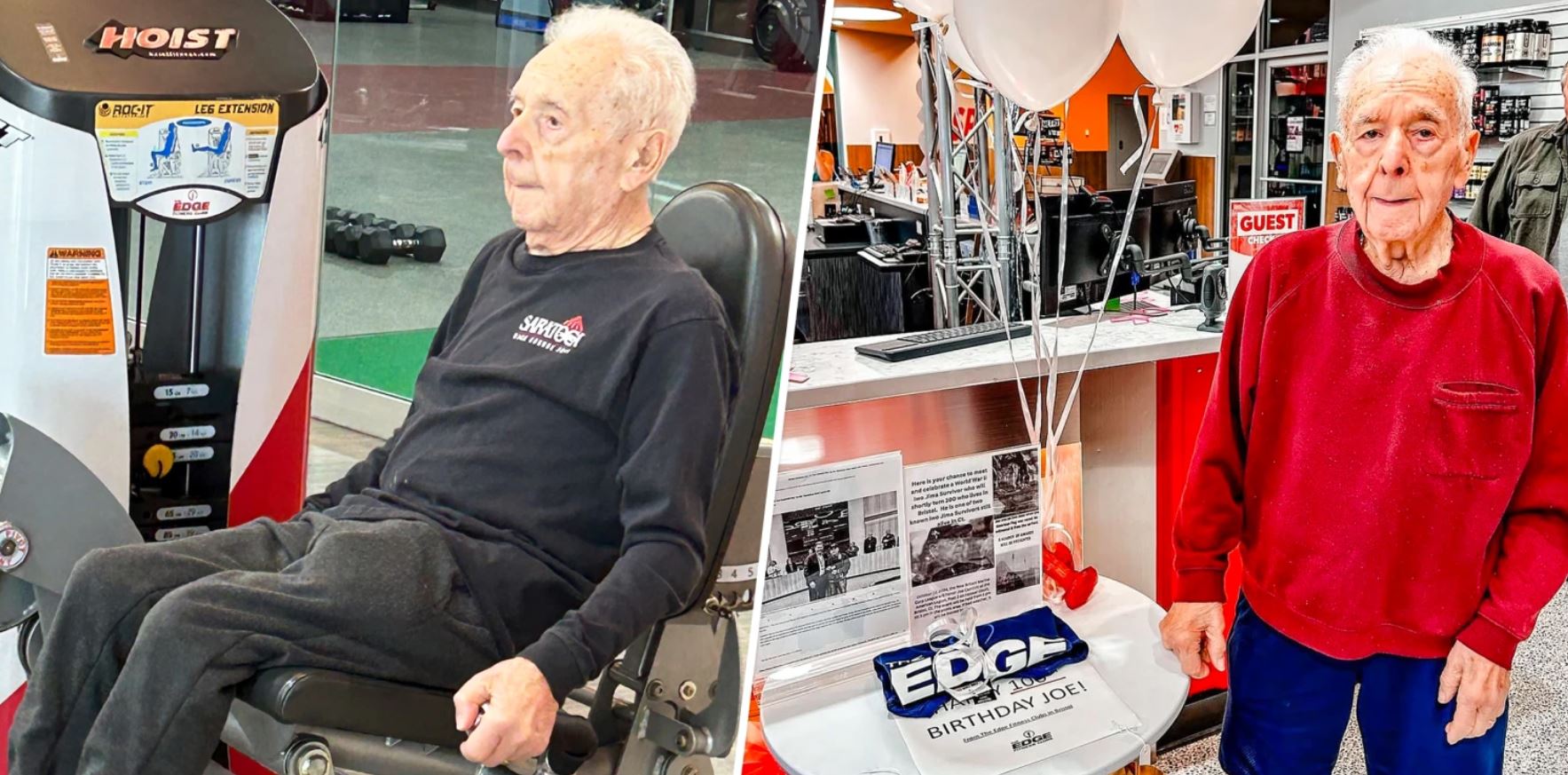 101-year-old Iwo Jima veteran lifts weights 5 days a week with simple ...