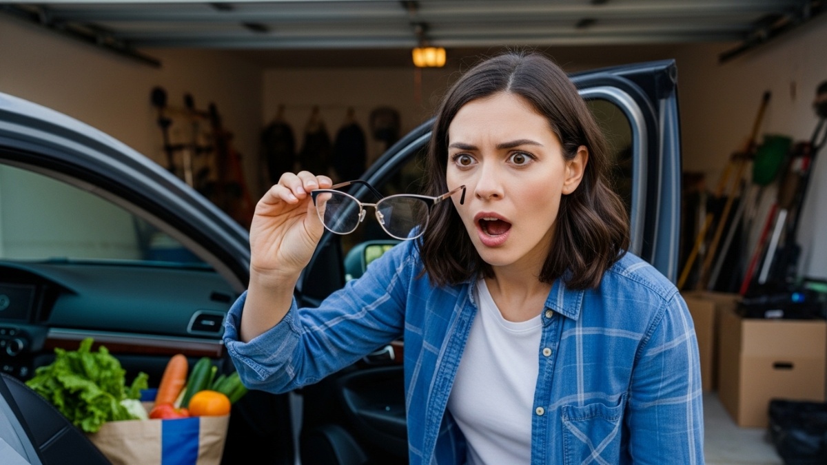 A pair of women's sunglasses forgotten in my husband's car triggered ...