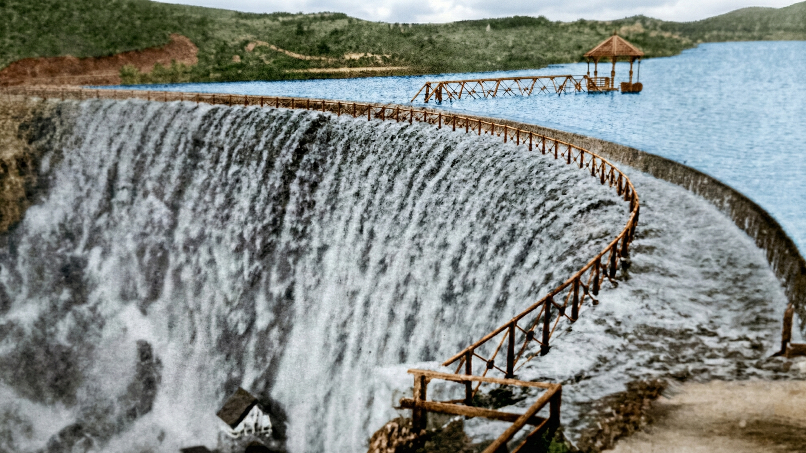 He promised rain... then the dam collapsed
