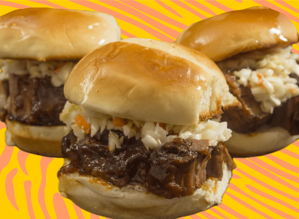 4 chain restaurants known for oversized beef brisket sandwiches and slaw