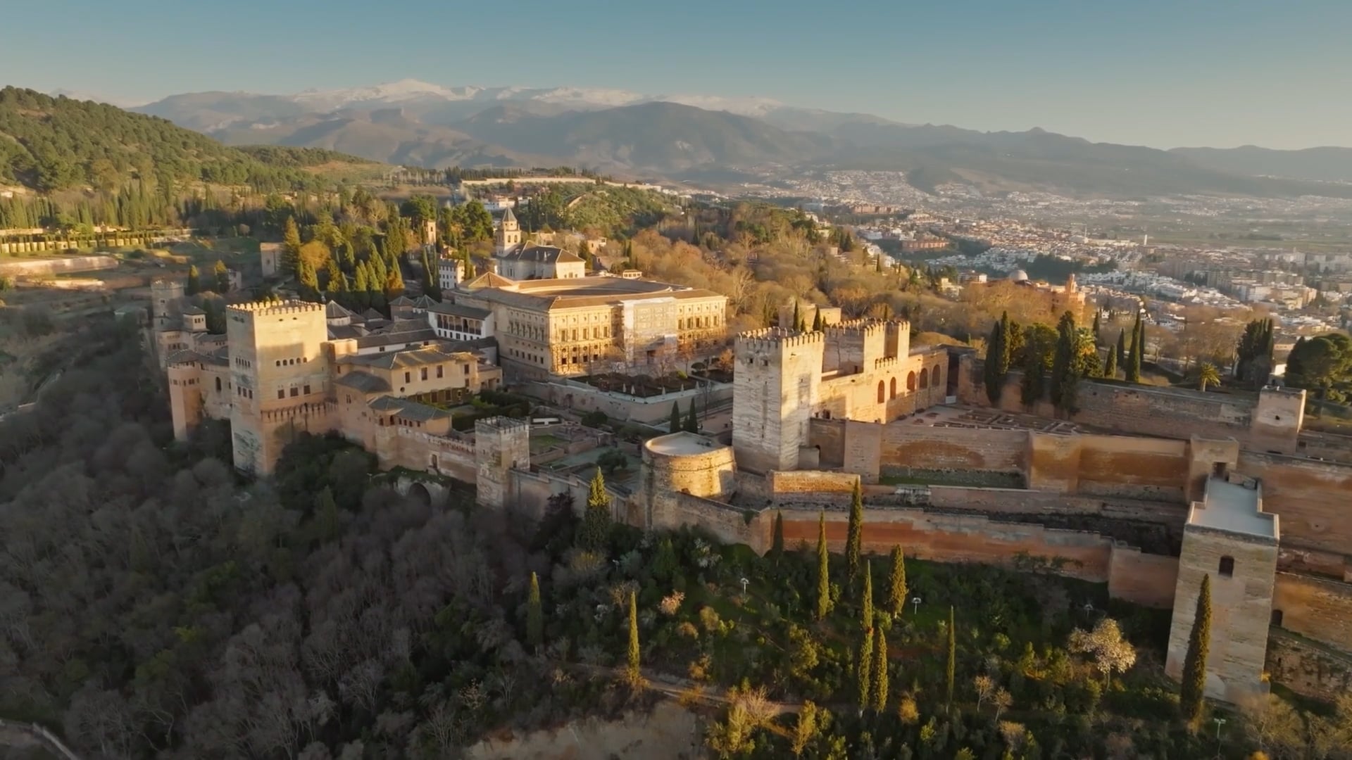 Andalusia: Drone views of Spain's popular Moorish holiday destination