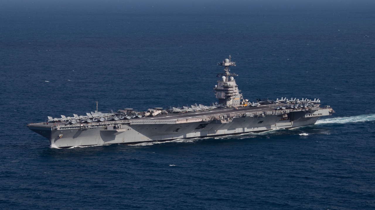 US redeploys USS Gerald R Ford to Red Sea after monthlong repairs