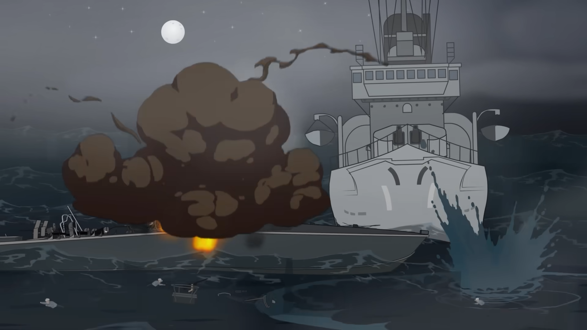 That's the president? – He once swam miles to save his crew