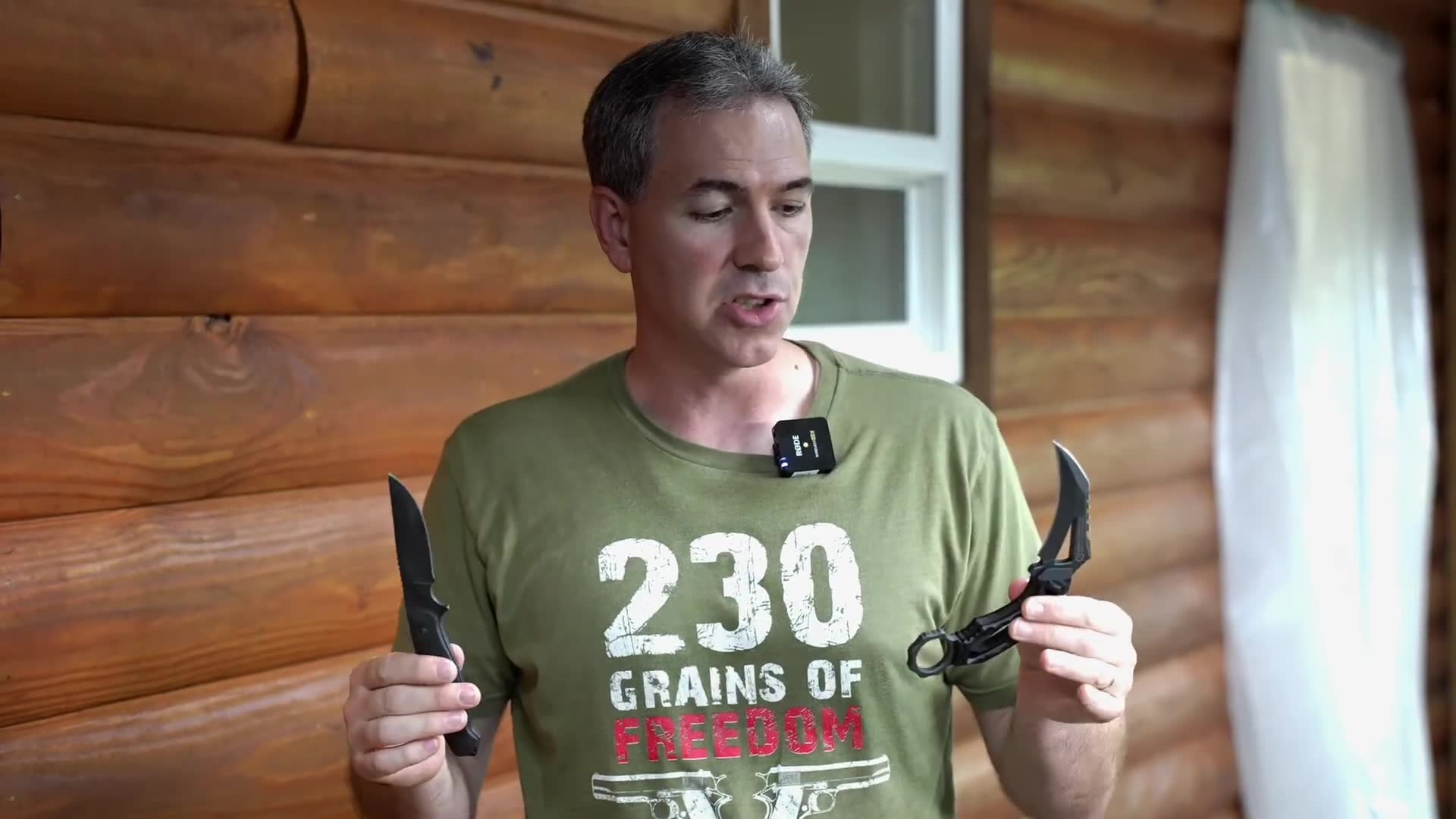 Curved blade advantages for close-quarters combat and retention under ...