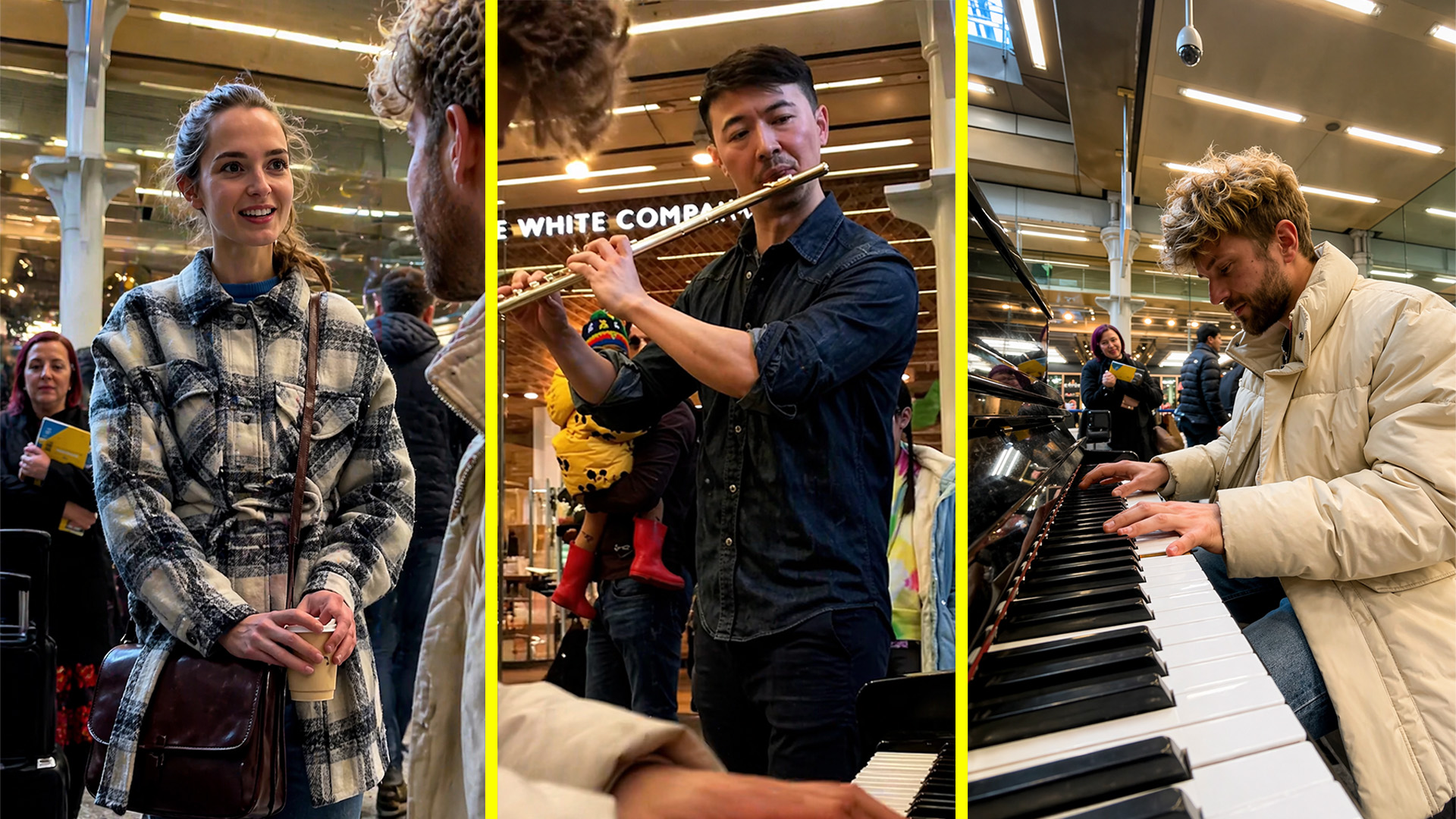 Ever heard piano and flute like this in public?