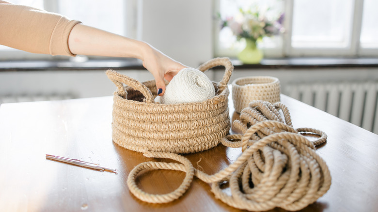 Jute baskets don't have to be expensive: How to DIY one on a budget
