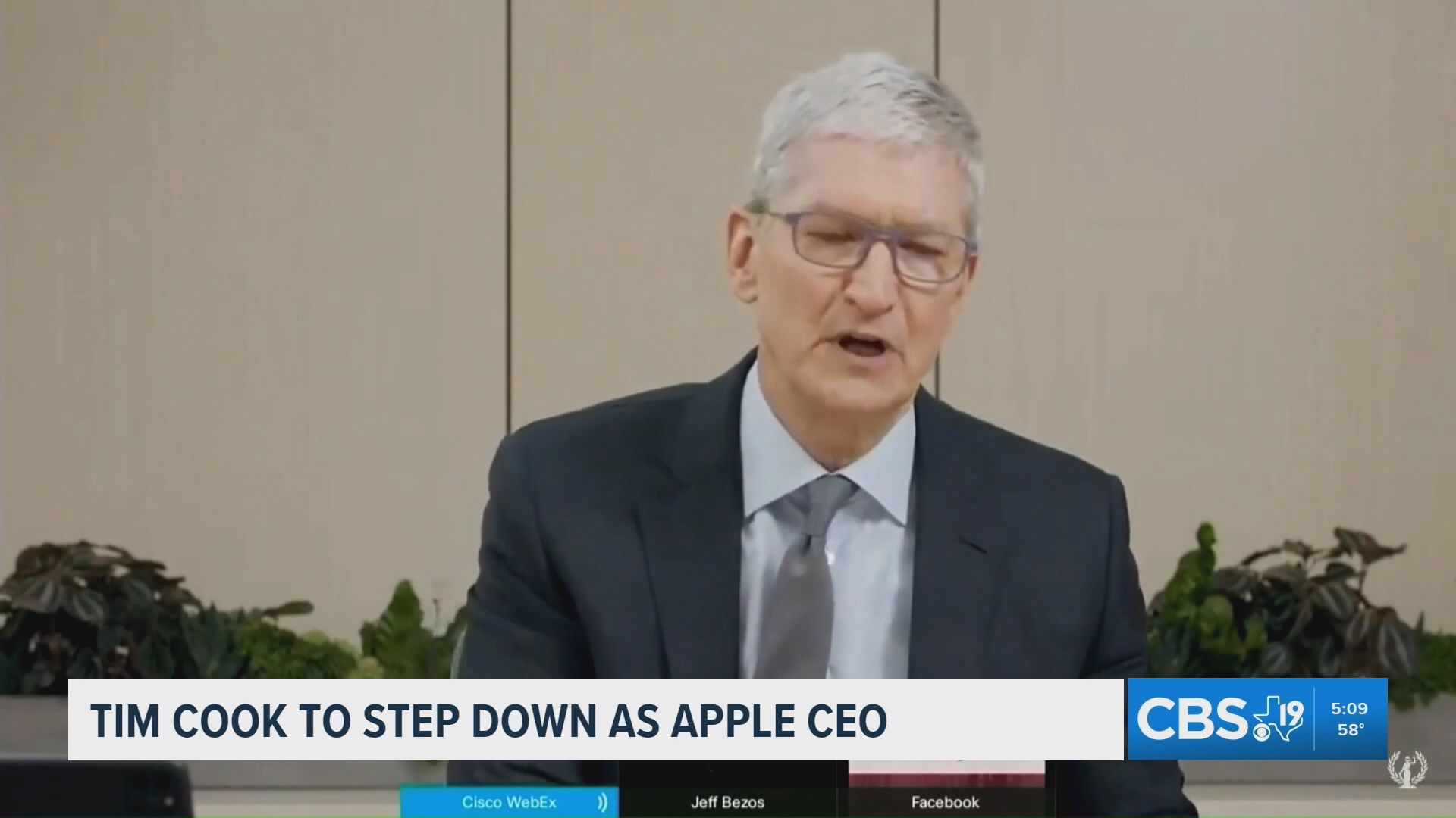 Tim Cook to step down as Apple CEO in September