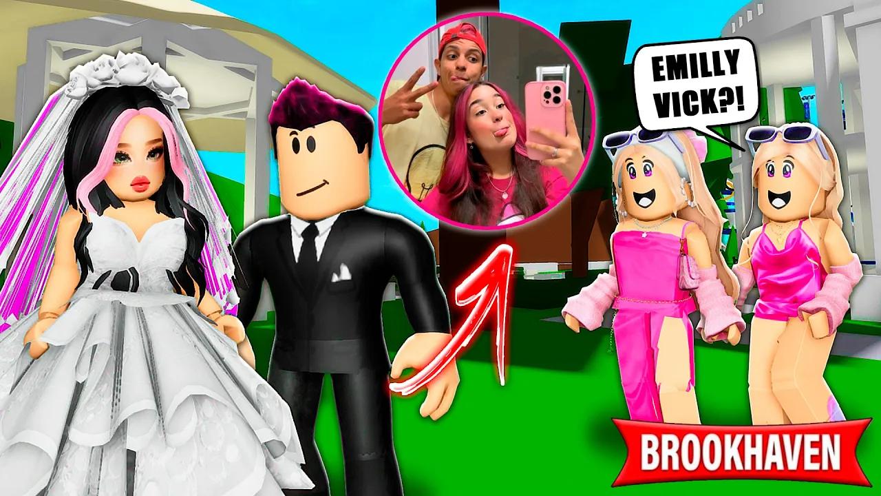 We snuck into Emily Vick's wedding | Brookhaven RP stories | Roblox