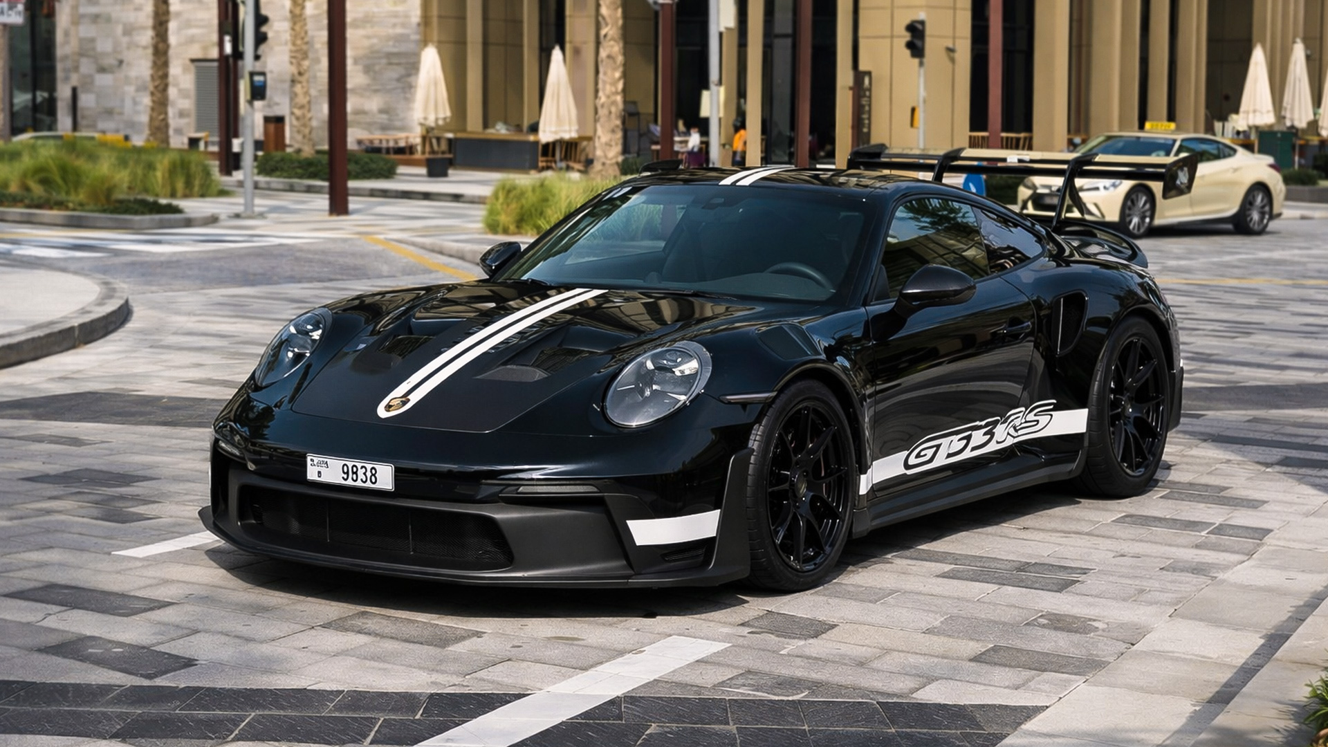 $300K Porsche 911 GT3 RS shines bright in Dubai streets