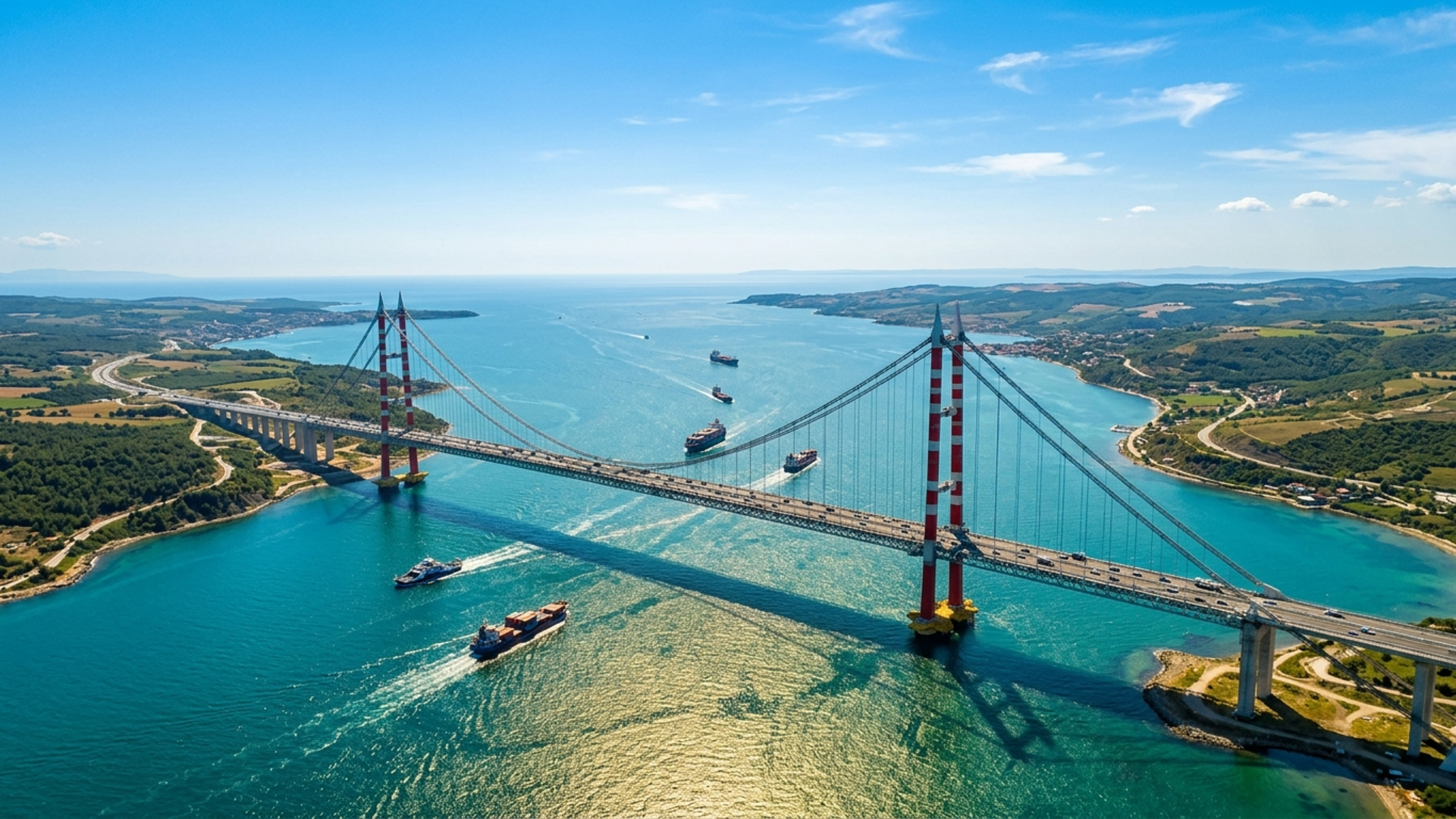 How Turkey is building the world's longest bridge, a three-story ...