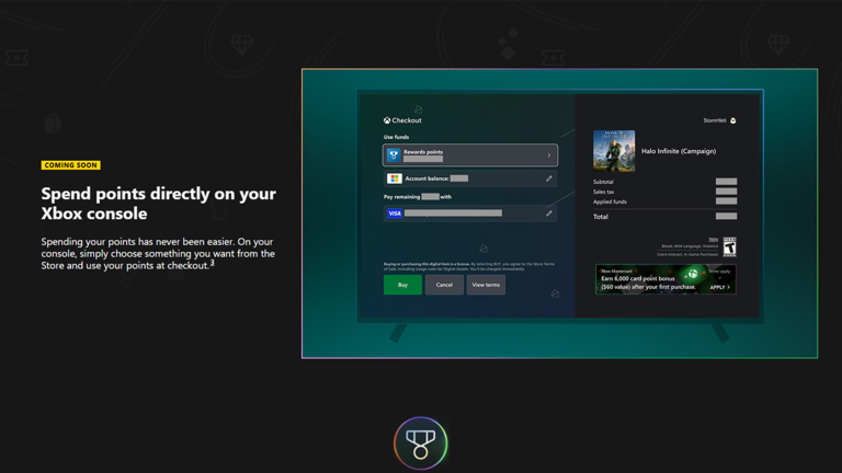 Xbox users will soon be able to spend Microsoft Rewards points directly ...
