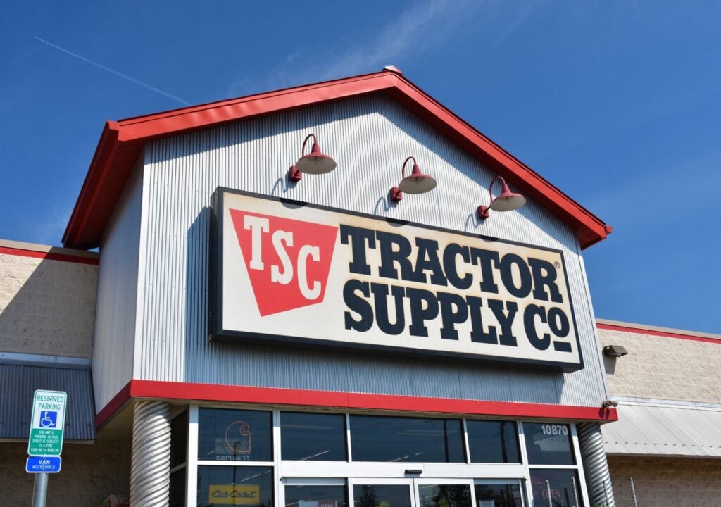 What's going on with Tractor Supply stock today?