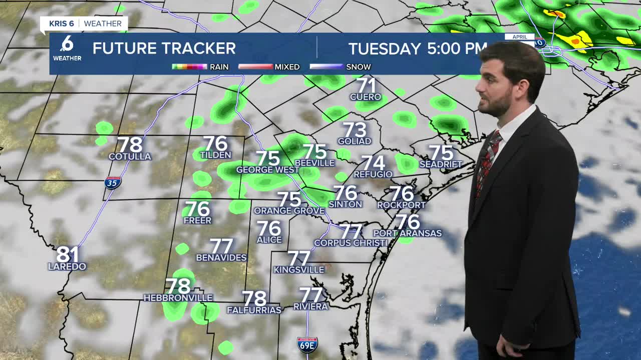 KRIS 6 midday weather: Scattered showers still possible today, with a ...