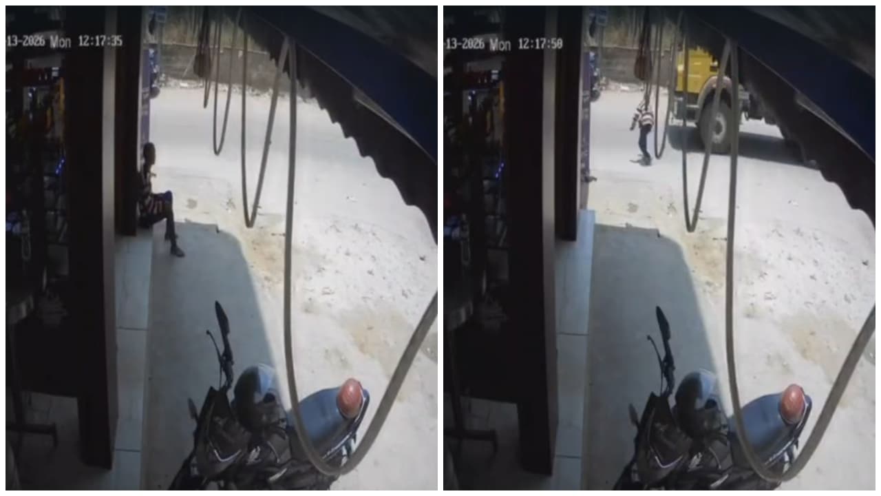 Bengaluru: Daily wage worker dies after jumping under lorry; CCTV video ...