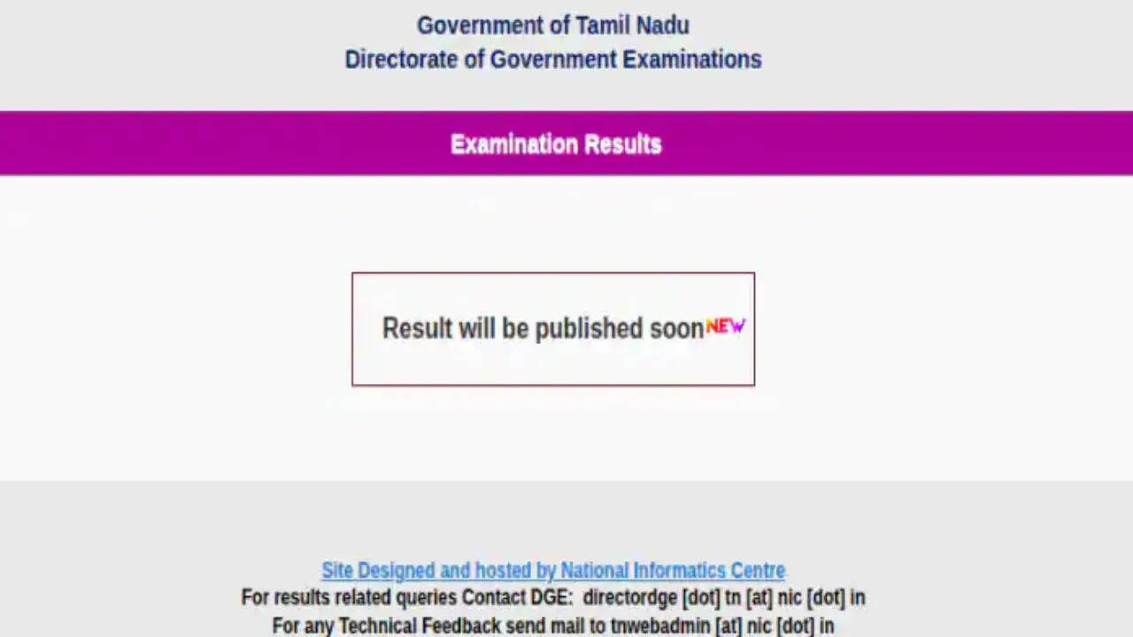 TN SSLC, HSC result 2026 date, time: Scorecards 'soon' at tnresults.nic.in