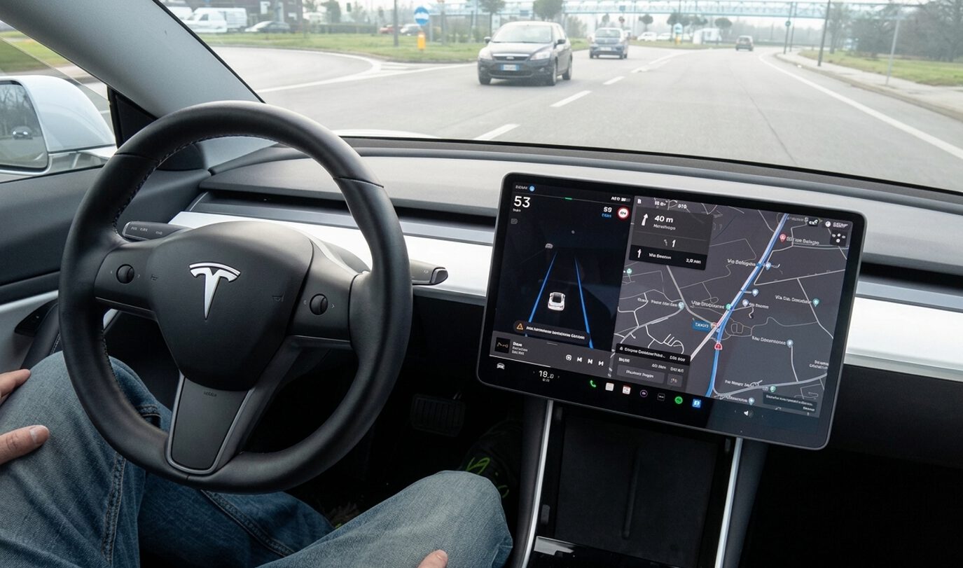 Tesla is gamifying full self-driving with streaks, stats, and one-tap ...