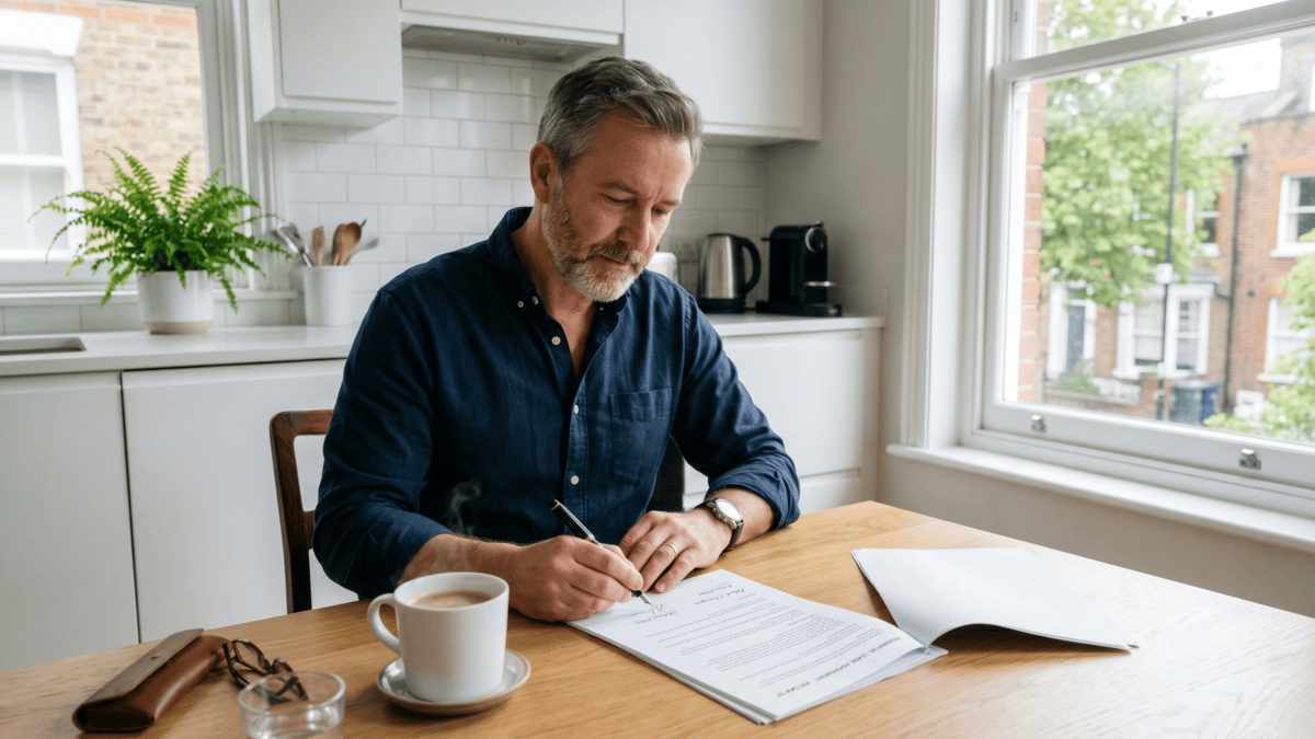I signed the divorce papers the morning she filed and she had no idea I ...