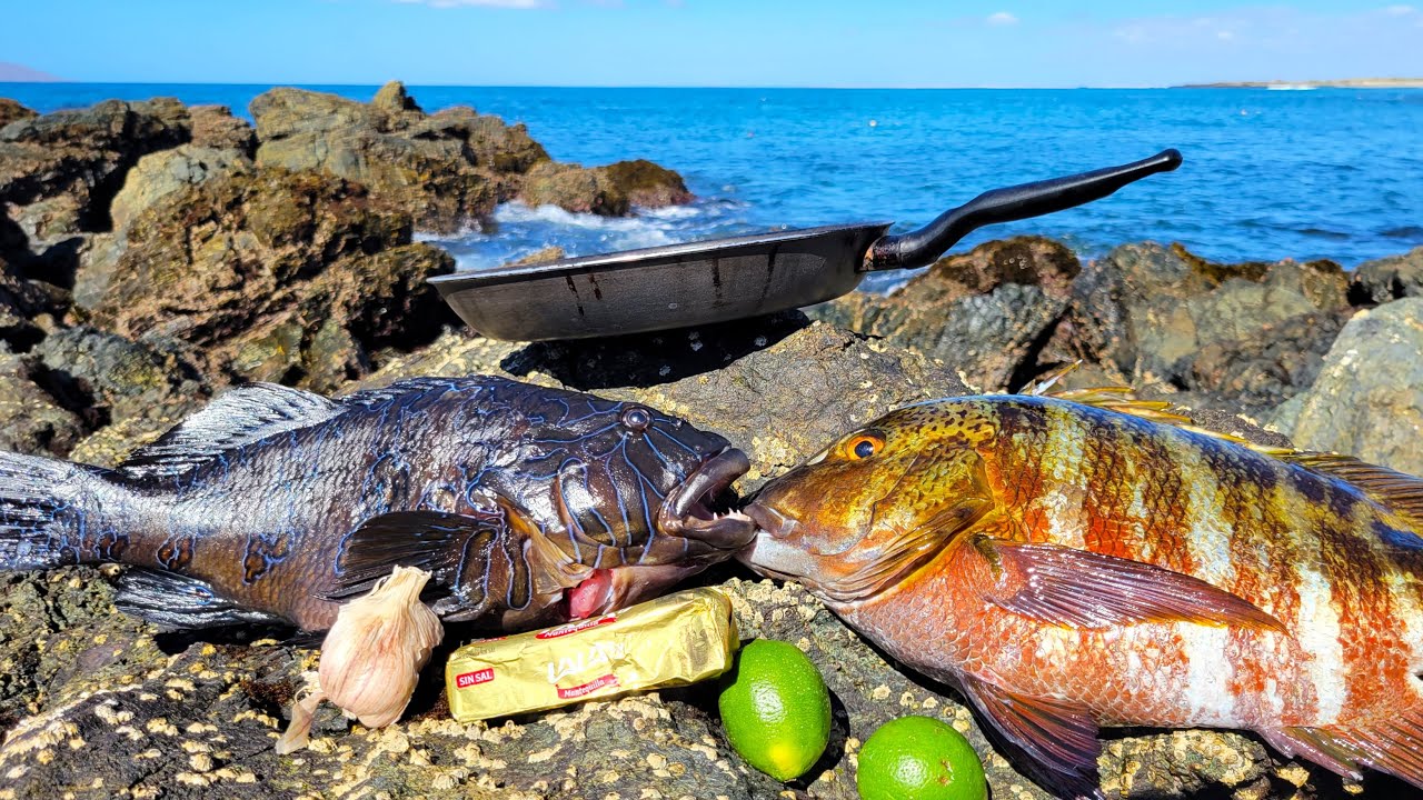 Catch'n cook'n exotic fish on a foreign island!