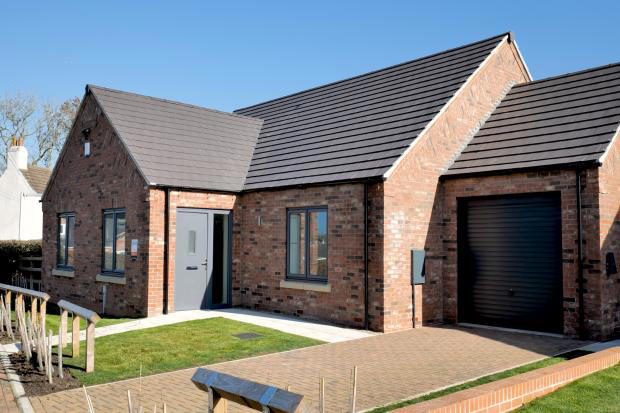 Low‑carbon bungalows completed on edge of North Yorkshire village