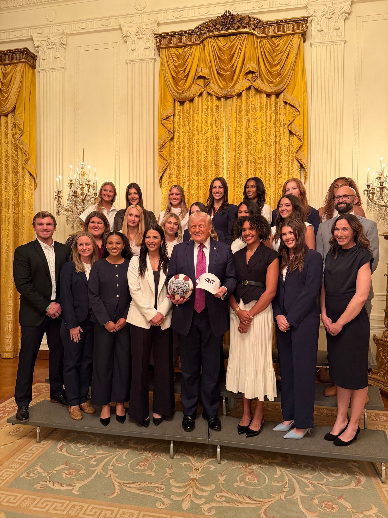 Texas A&M volleyball honored at White House