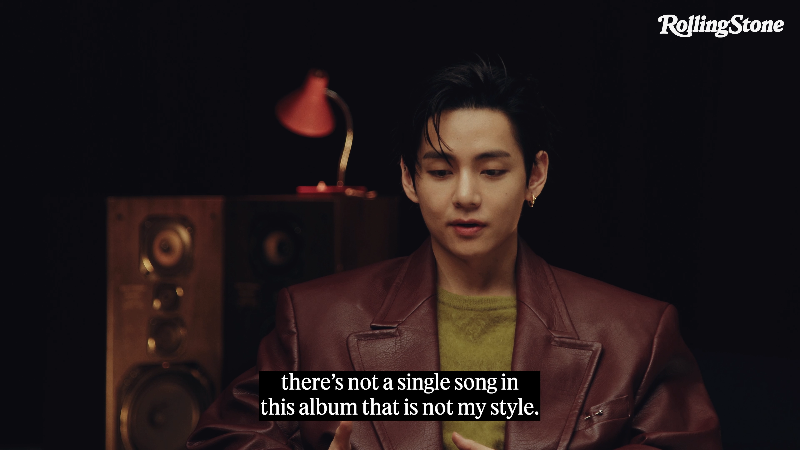 V says there's not a single song on 'Arirang' that's not his style