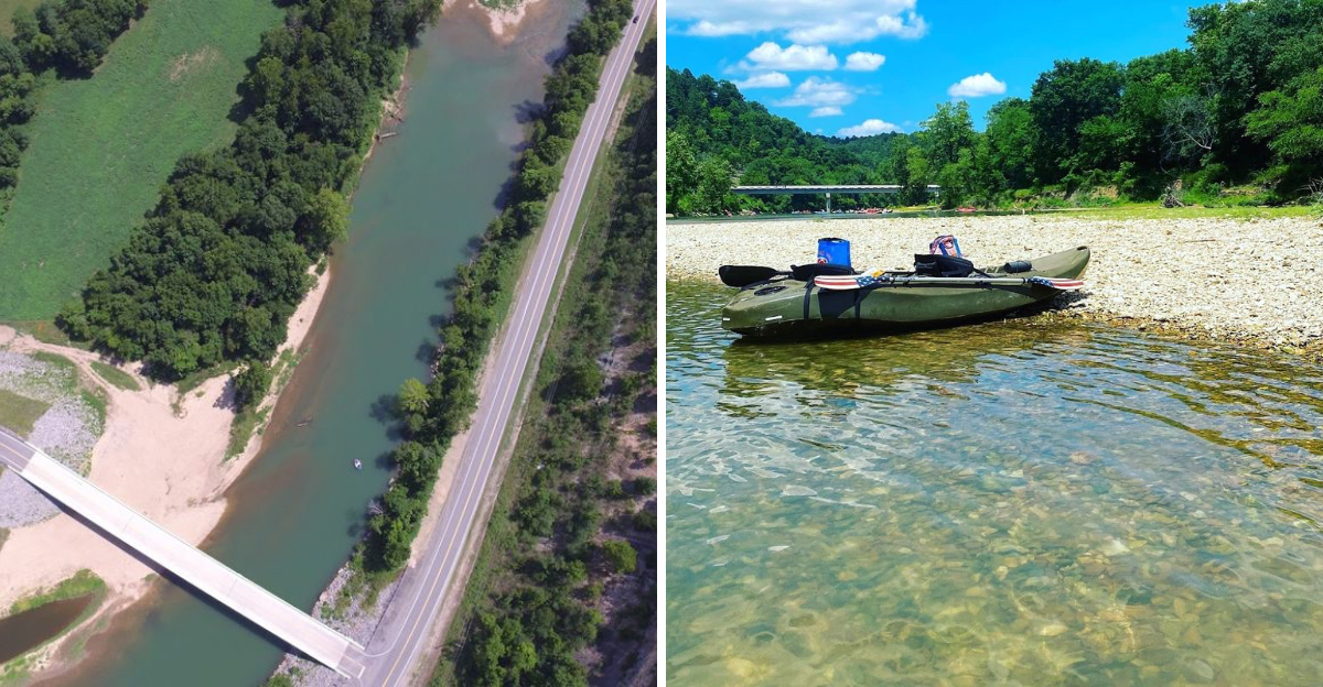 This Oklahoma bridge turns a simple drive into a scenic backroad moment ...