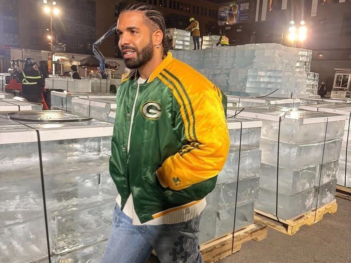 Toronto fire melt down Drake's ice tower after chaotic 'Iceman ...