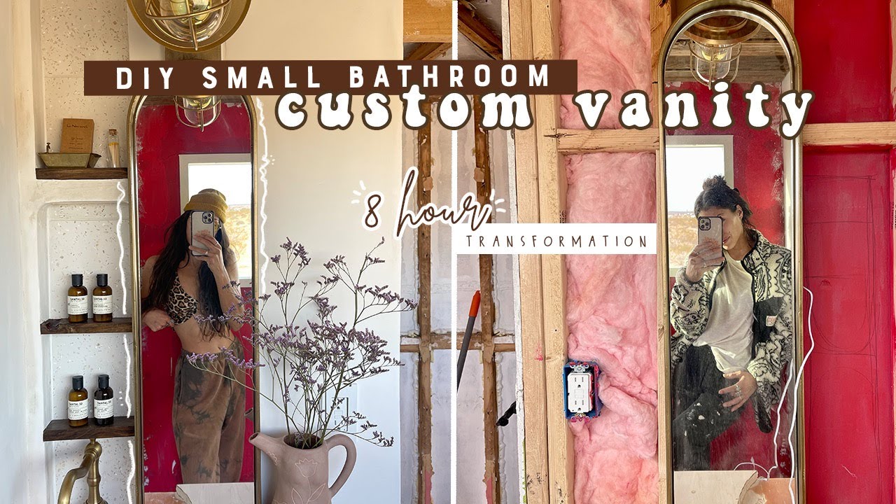 I built my dream bathroom vanity