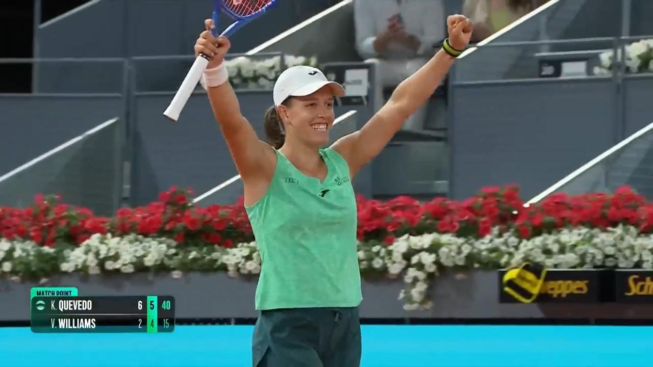 Spain's Kaitlin Quevedo stuns Venus Williams in Madrid Open first round