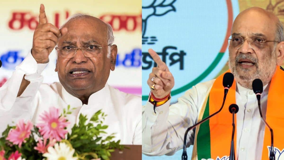 ‘Congress brought shame to nation’: Amit Shah slams Kharge over PM ...