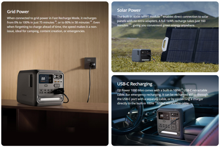 DJI Power 1000 mini launched: Compact 1008Wh portable power station ...
