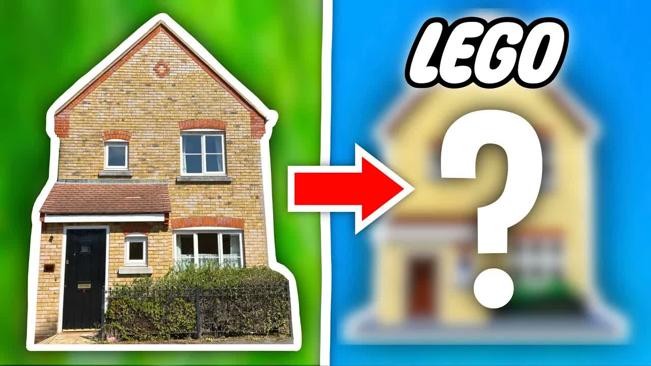 Building my house in LEGO brick by brick