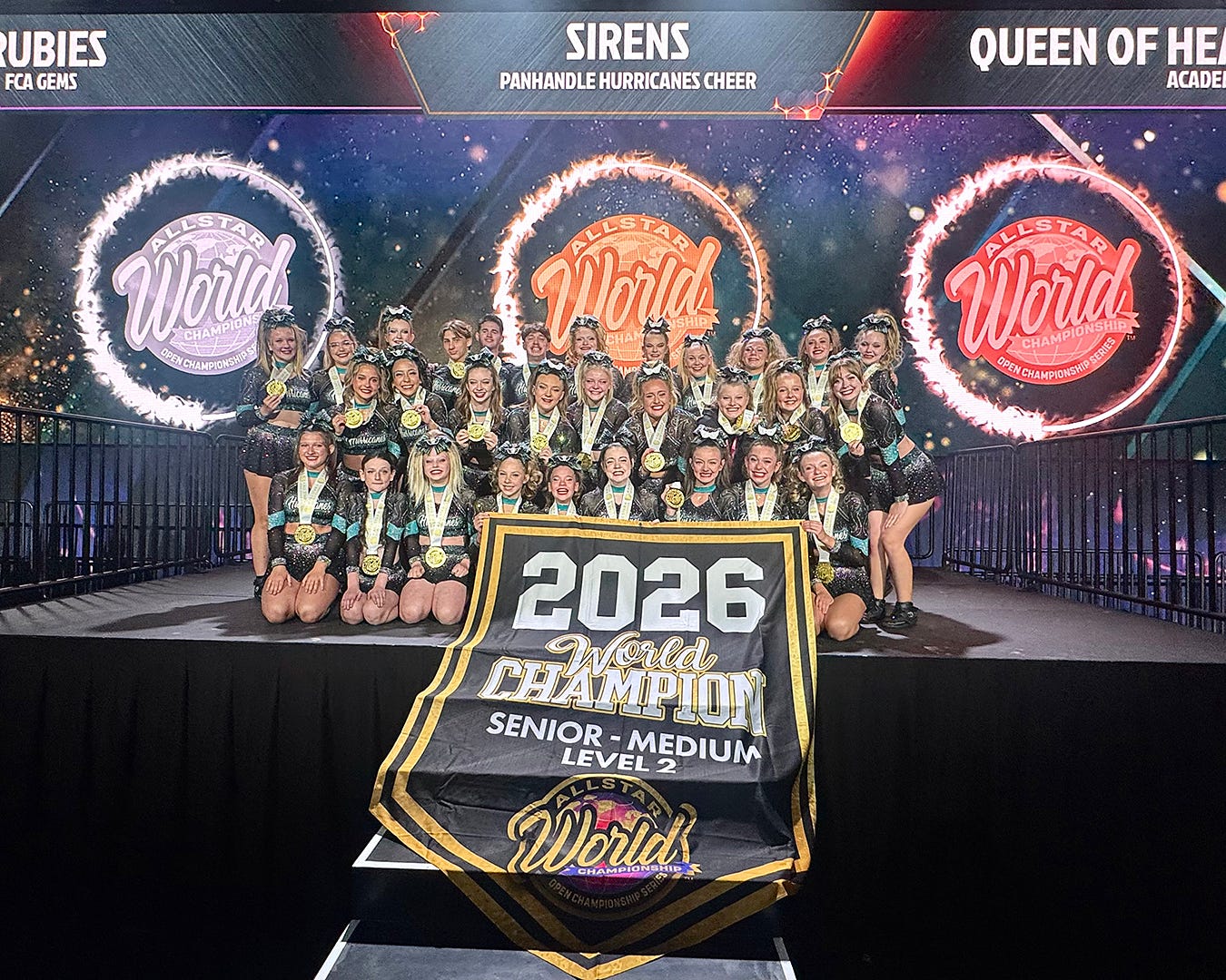 Panhandle Hurricanes claim cheer, tumble championship in Orlando