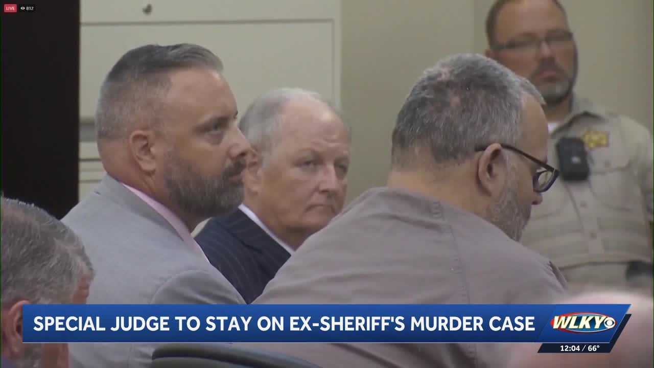 Kentucky’s Supreme Court won't remove judge from ex-sheriff's murder case