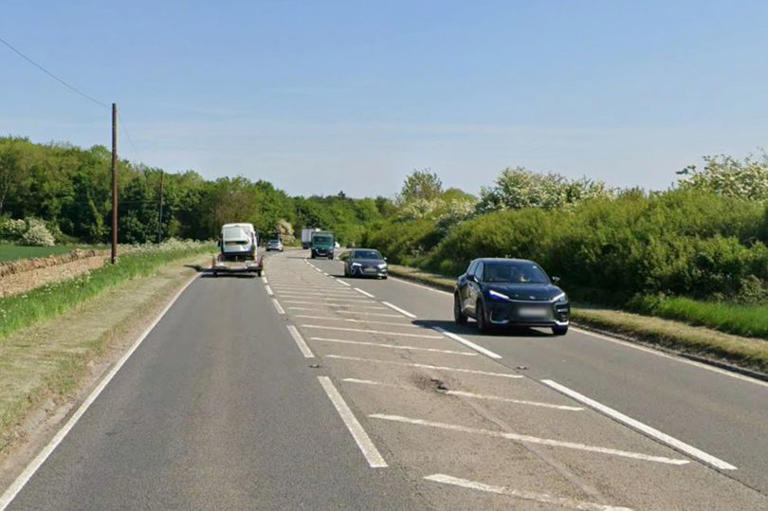 Cyclist hospitalised after A46 crash with 4x4